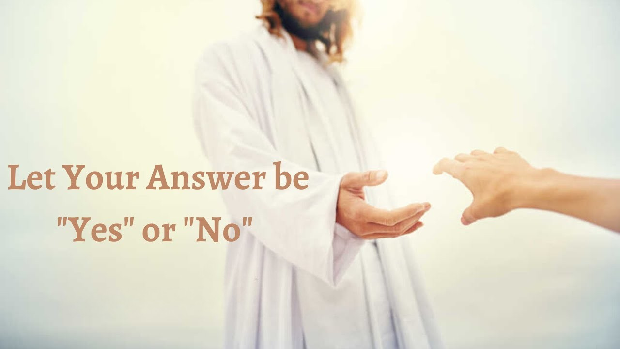LET YOUR ANSWER BE "YES" OR "NO - Victory Baptist